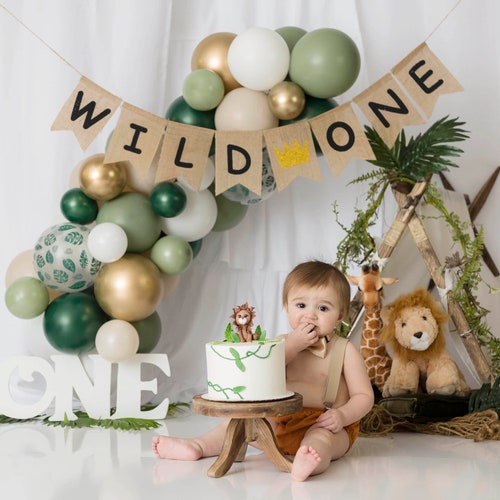 Wild One Printed Photography Backdrop Wild Ones Cake Smash - Etsy