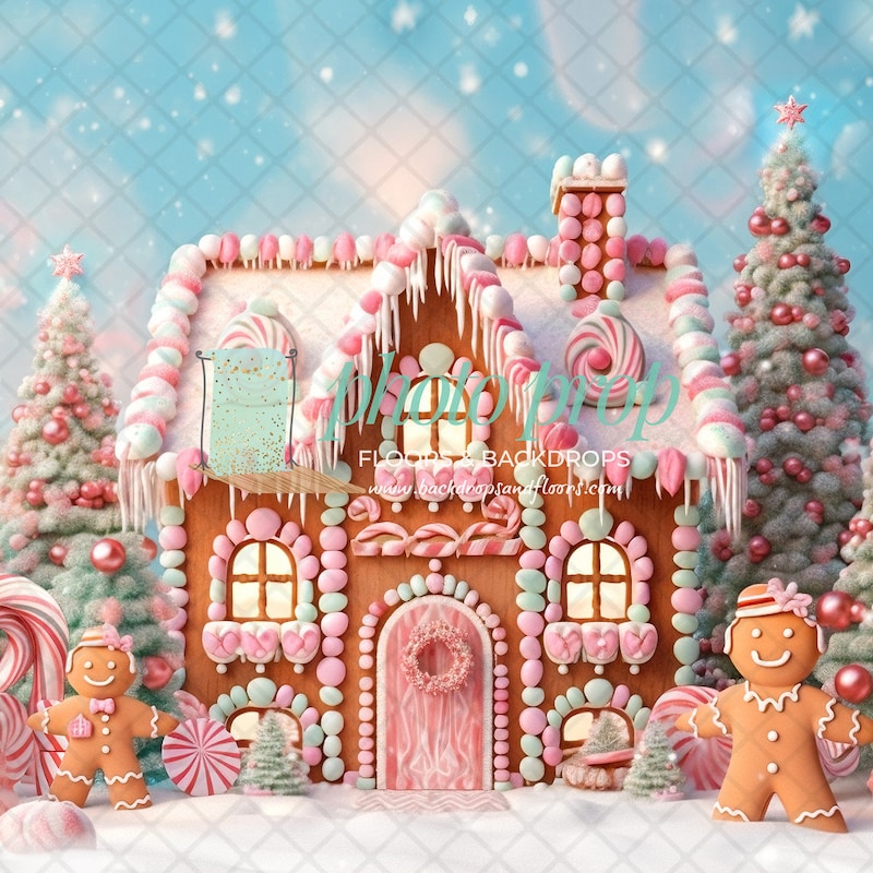 Gingerbread Backdrop - Etsy