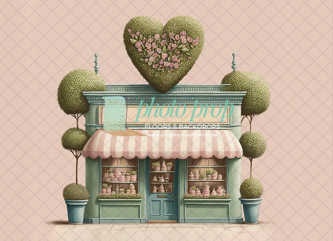 Candy Shop Photography Backdrop Valentines Day, Sweets, Treats, Store ...