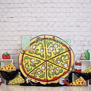 Pizza Pie Photography Backdrop - Italy, Italian, Pasta, Spaghetti Smash ...