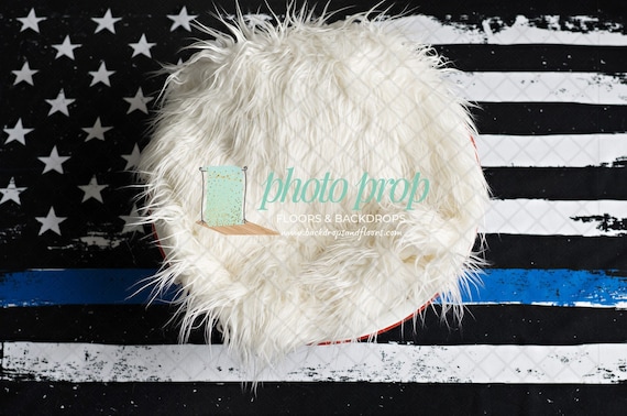 DIGITAL DOWNLOAD: Backdrop Background Hero Blue Line Flag - Etsy