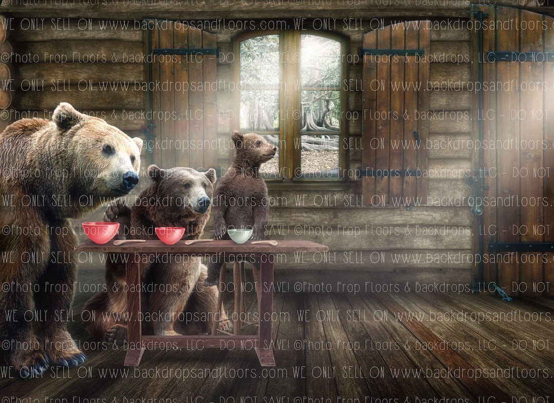 Goldilocks and the Three Bears Photography Backdrop - Fairy Tale, Story ...