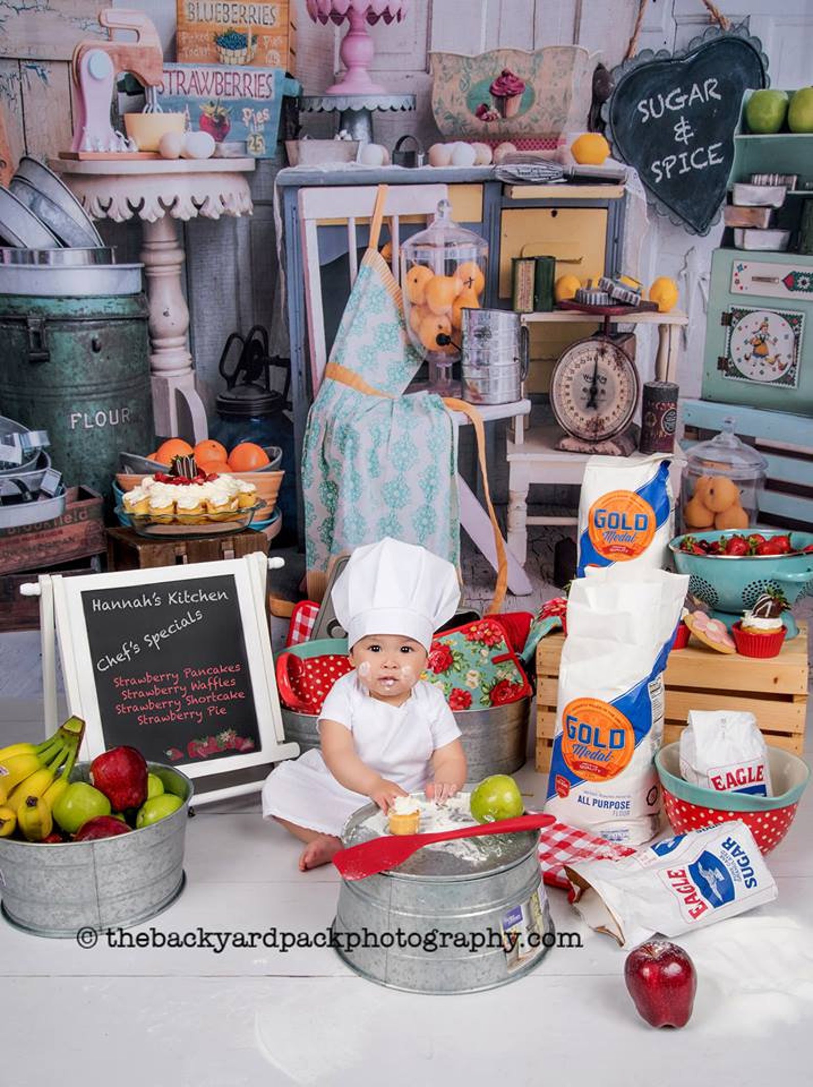 Kitchen Photography Backdrop Baking Cooking Pastries - Etsy