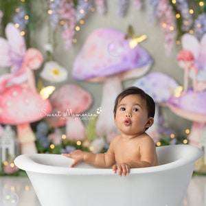 Purple and Pink Toadstools Enchanted Fairy Princess Photography ...