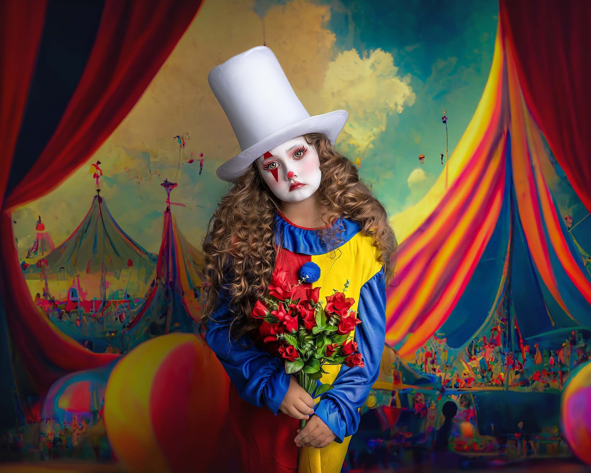 Vintage Circus Tent Photography