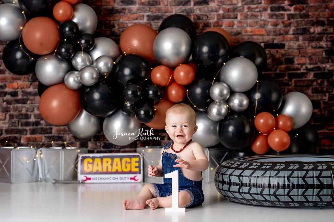 Garage Photography Backdrop - Tools, Vintage, Grease, Gas Station, Auto ...
