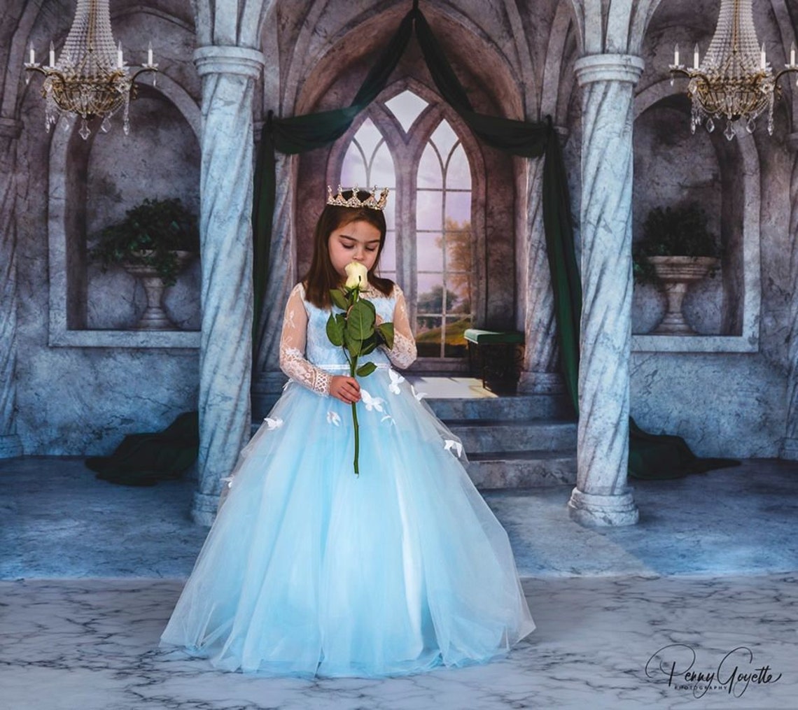 Castle Photography Backdrop Princess Columns Archway - Etsy