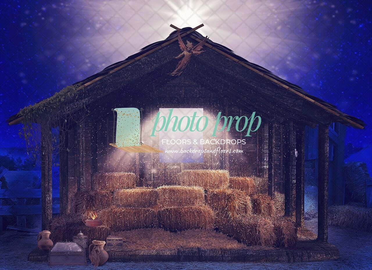 Empty Manger Background
