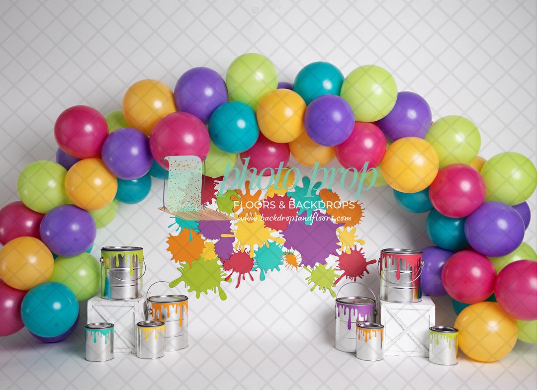 Paint Splatter Photography Backdrop Painting Painter - Etsy