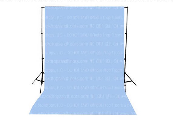 Sky Blue Solid Color Seamless Matte Finish Fabric Photography | Etsy