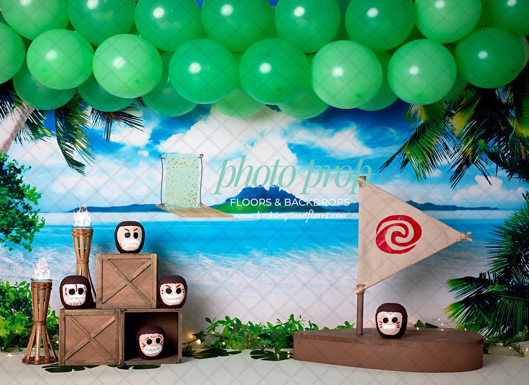 Ocean Wave Photography Backdrop - Beach, Polynesian Tribe, Demigod ...