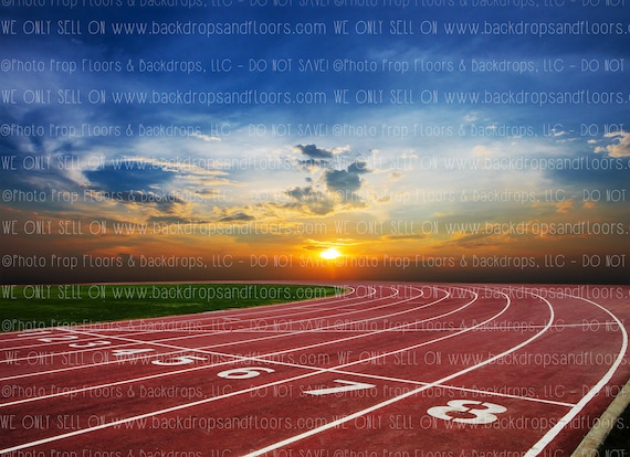 Track & Field Photography Backdrop Team Sports Running - Etsy
