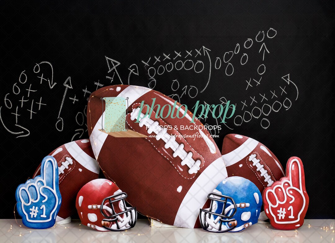 Football Photography Backdrop - Field, First Down, Champs, Friday ...
