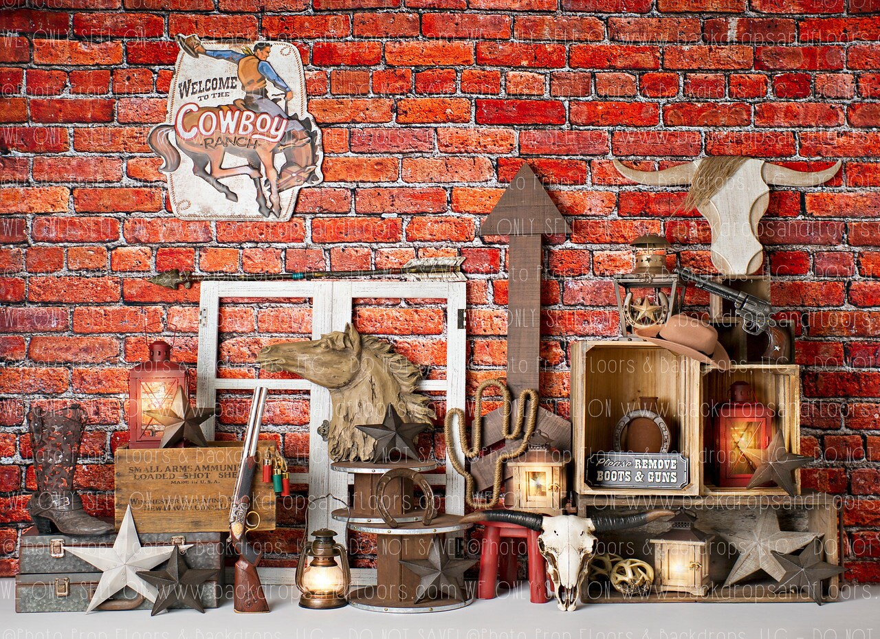 Western Ranch Backdrop