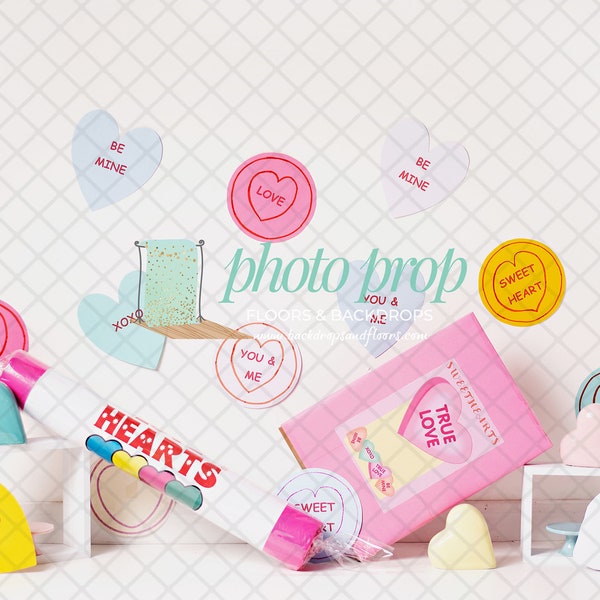 Sweetheart Candy Backdrop - Etsy