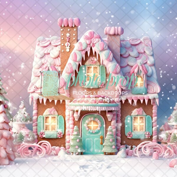 Gingerbread Backdrop - Etsy
