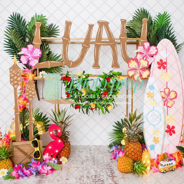 Hawaiian Backdrop - Etsy