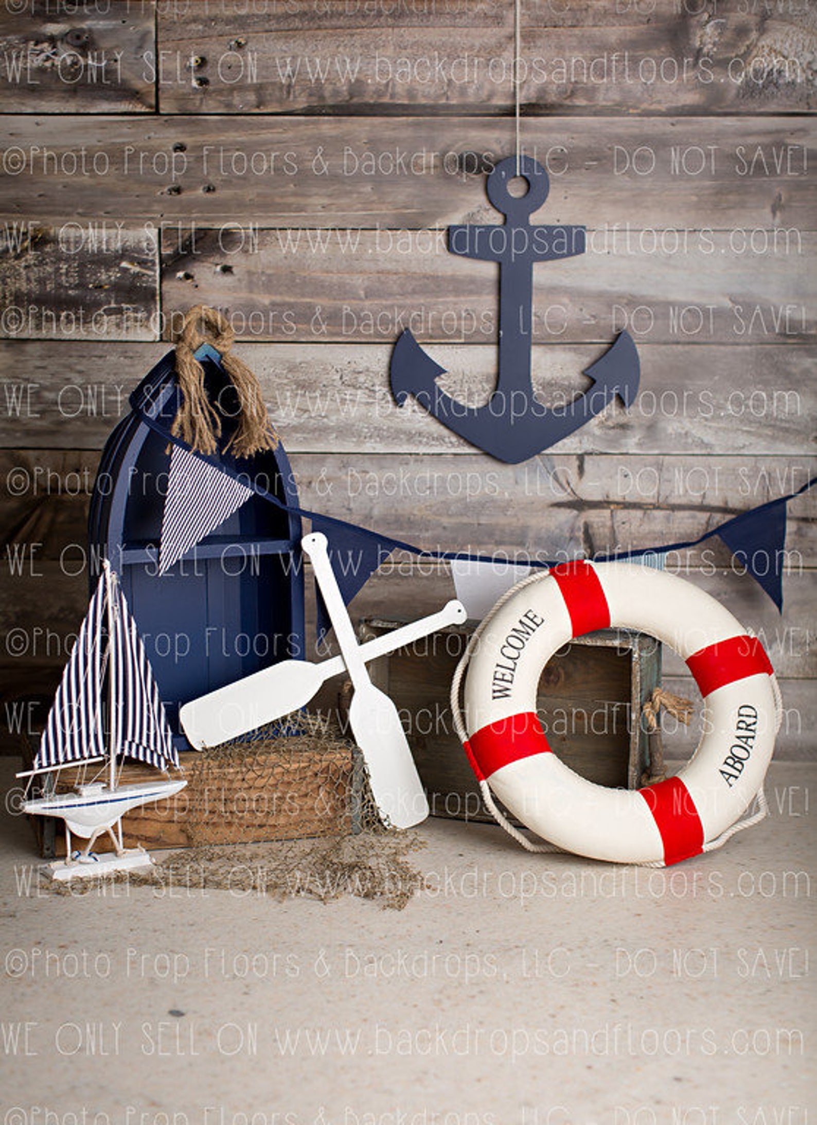 DIGITAL DOWNLOAD: Backdrop, Background, Nautical, Beach, Boat, Summer ...