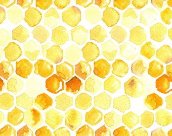 Bees Honey Comb Photography Backdrop Spring Buzz - Etsy