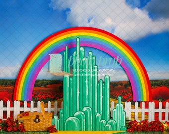 9x6 Printable Wizard of Oz Backdrop Instant Download Wizard - Etsy