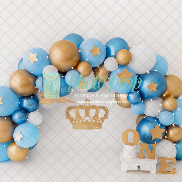 Royal Blue and Gold Castle - Etsy