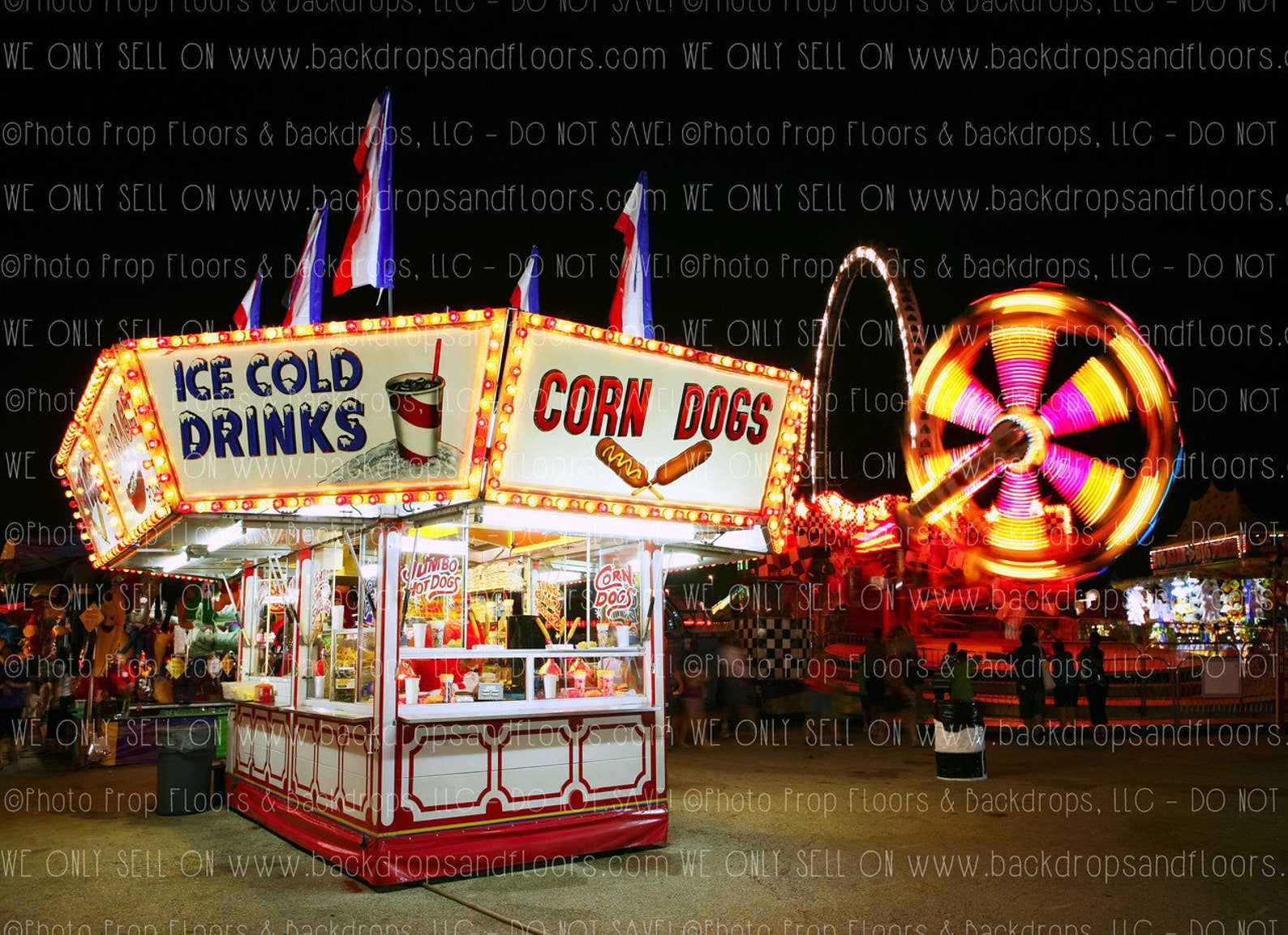Carnival Fair Photography Backdrop Circus Carousel Ferris - Etsy