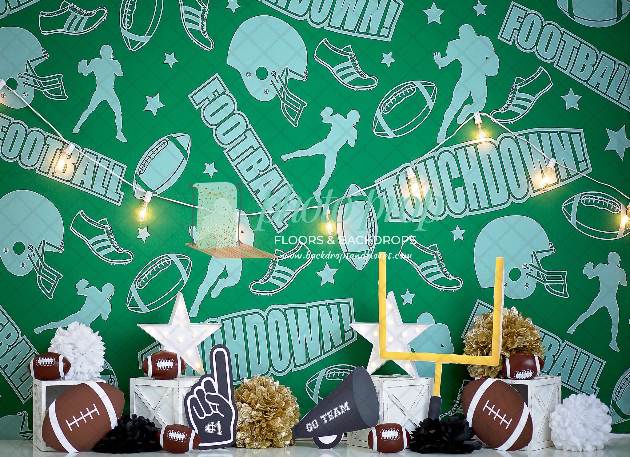 Football Field Photography Backdrop