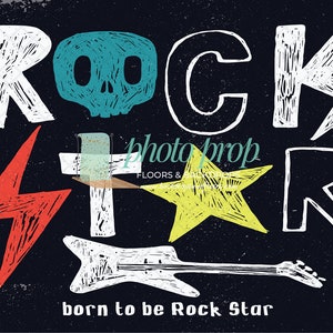 Rock Star Photography Backdrop Records, Music, Rock and Roll, Albums ...