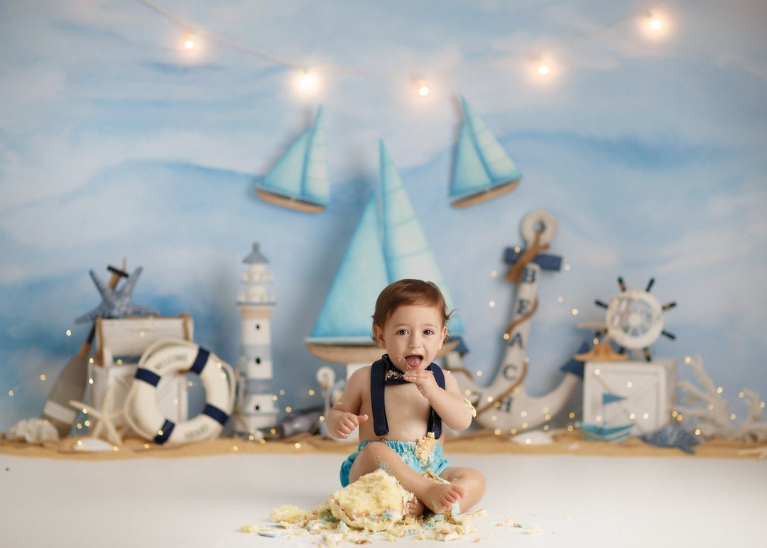 Nautical Photography Backdrop - Boating, Beach, Lake, Boats, Ocean ...