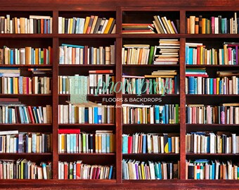 Wizard Library Backdrop - Etsy