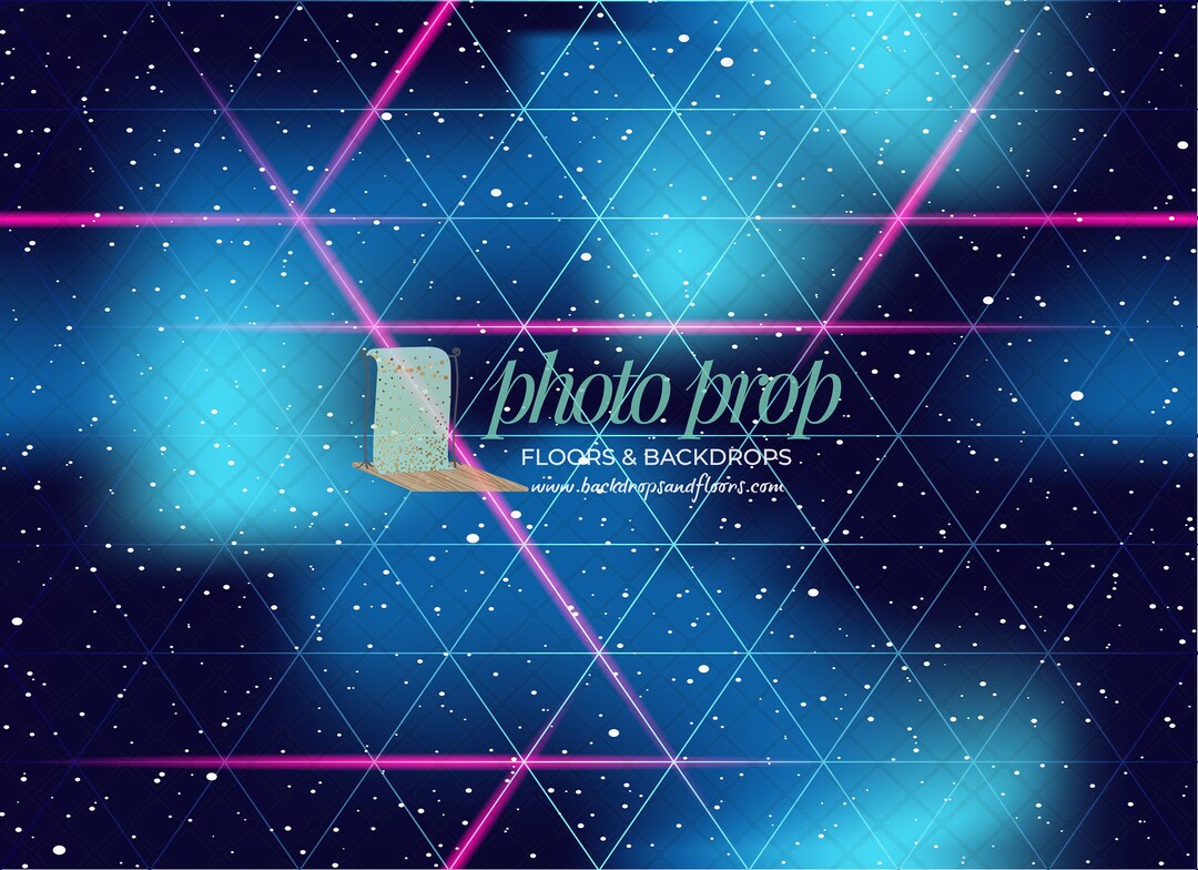 80s and 90s Laser Beam Photography Backdrop - Photo Booth, Party, Event ...