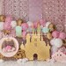 Gold Castle Photography Backdrop Princess Sparkling Pink - Etsy