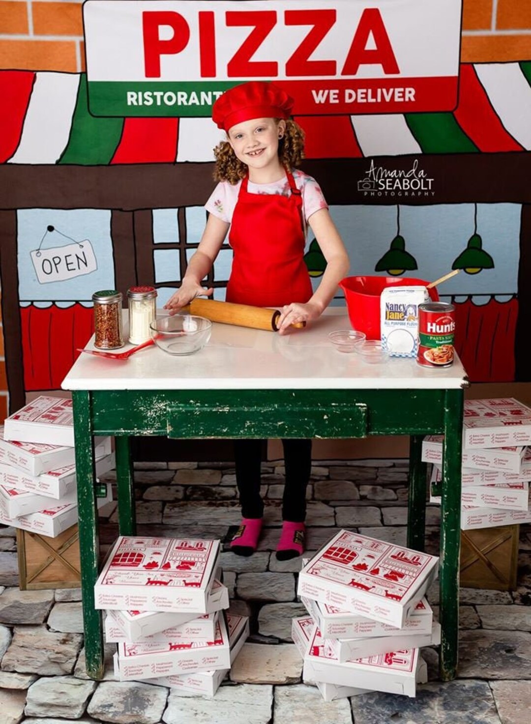Pizza Restaurant Photography Backdrop - Italy, Italian, Pasta, Smash ...