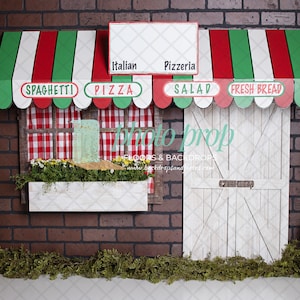 Pizza Restaurant Photography Backdrop - Italy, Italian, Pasta ...