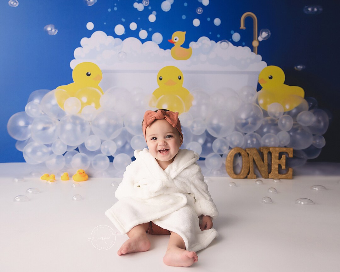 Rubber Ducky Photography Backdrop With Props - Duckies, Bath, Bathroom ...