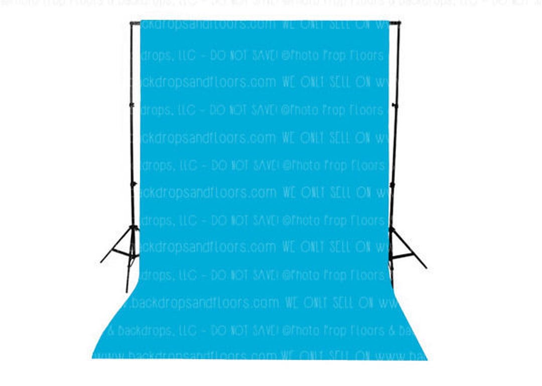 Ocean Blue Solid Color Seamless Matte Finish Fabric Photography ...