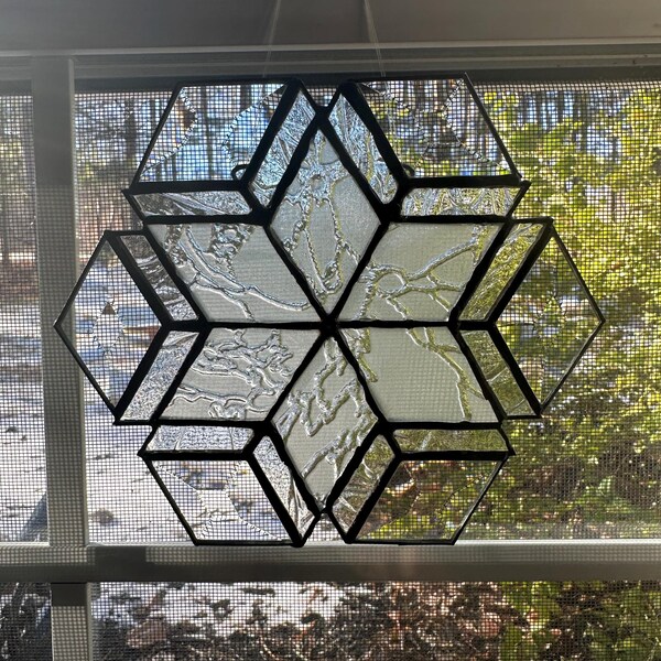 Beveled Snowflake - Etsy