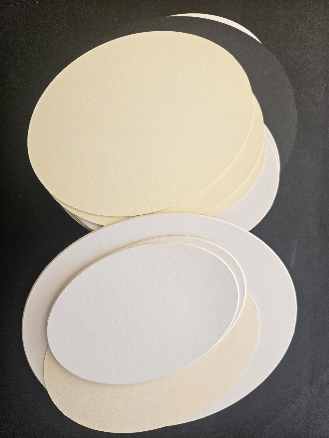 Box of 100+ Oval Mount Board Card Pieces Ideal for Craft Projects - Etsy