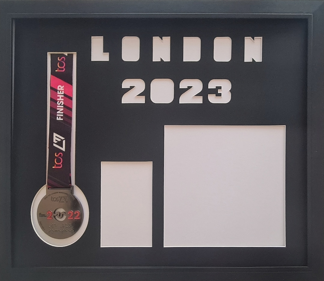 Your Choice of Marathon Display Frame for Number , Medal & Photo - Etsy