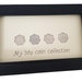 Personalised Coin Display Frame for United Kingdom 50 Pence Pieces ...