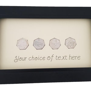 Personalised Coin Display Frame for United Kingdom 50 Pence Pieces ...