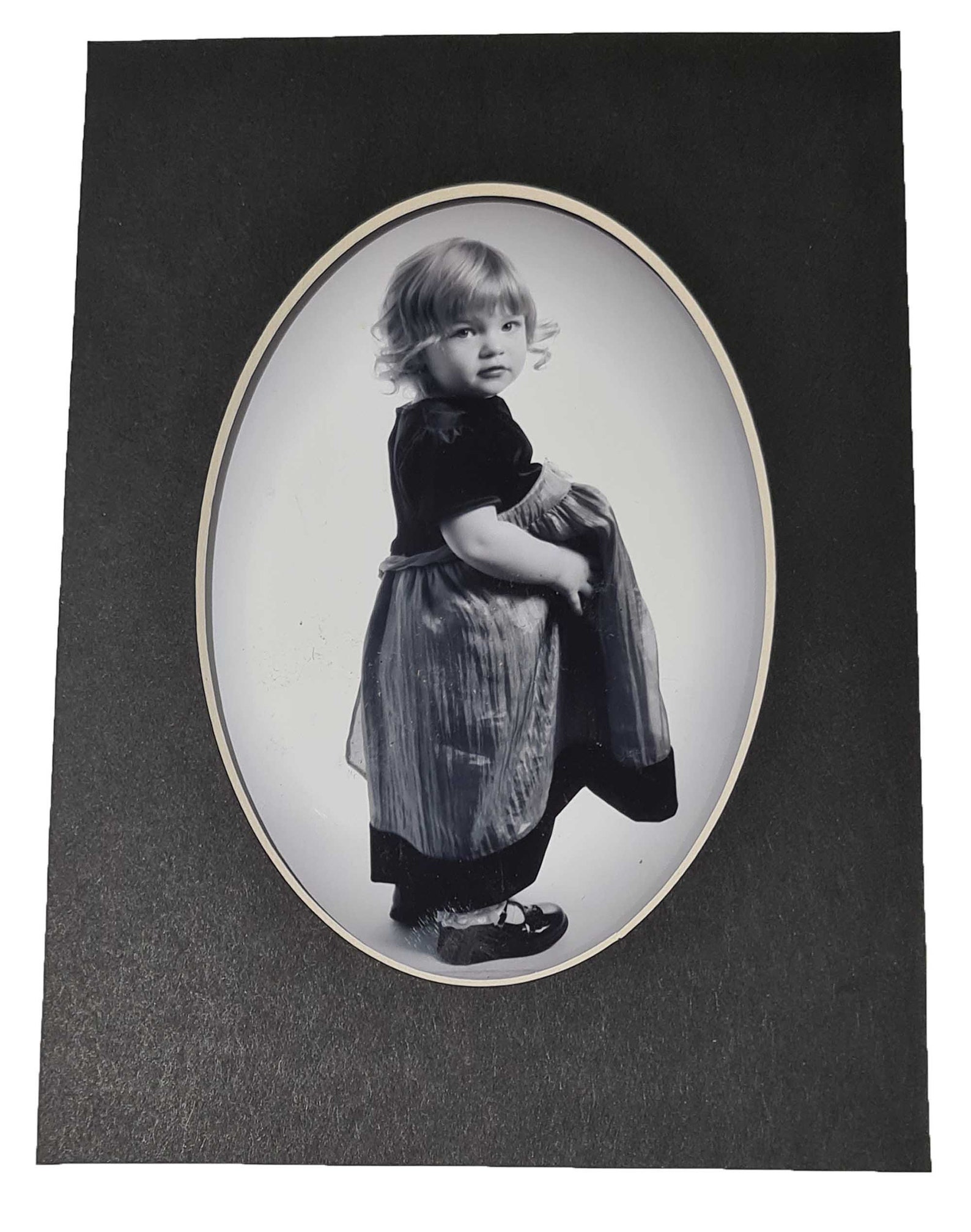 Oval Photo Mount Picture Framing Mounts Oval Black Cream Bevel Cut - Etsy