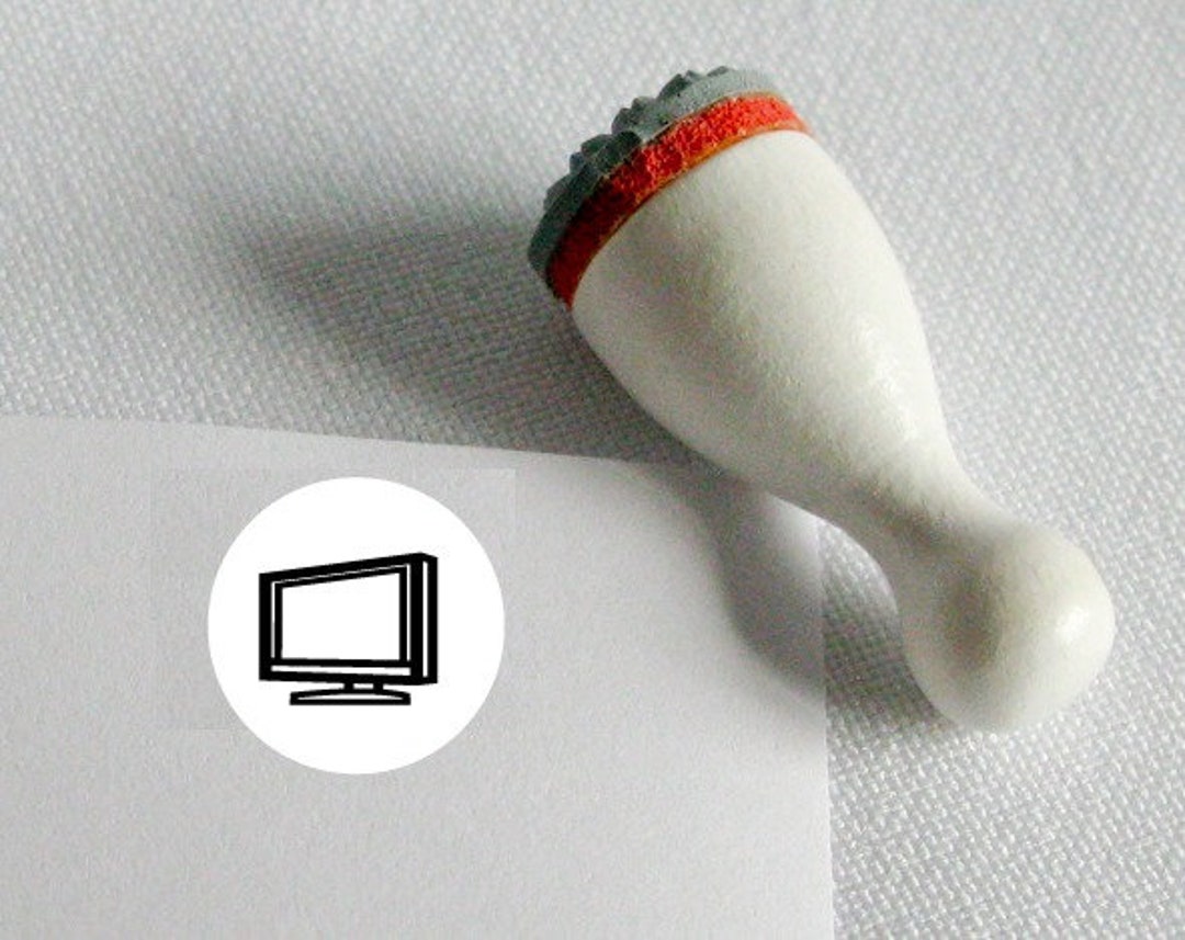 Stamp TV Monitor - Etsy