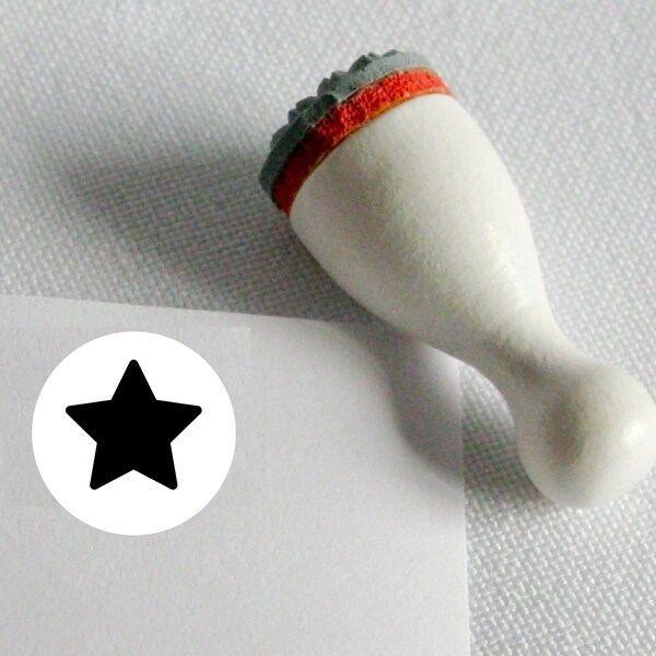 Star Rubber Stamp - Etsy UK