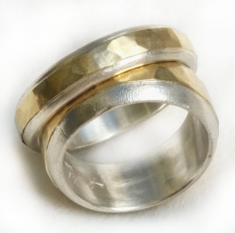 Popular wedding ring set organic wedding rings his and hers | Etsy