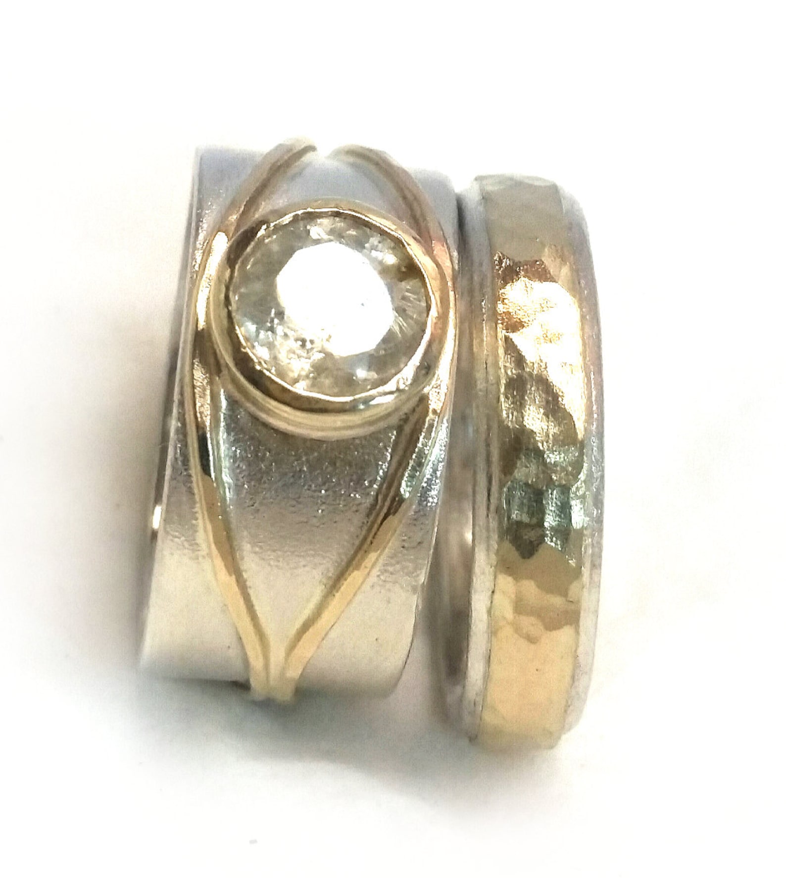 Unique and Elegant Wedding Ring Set His and Hers - Etsy Israel