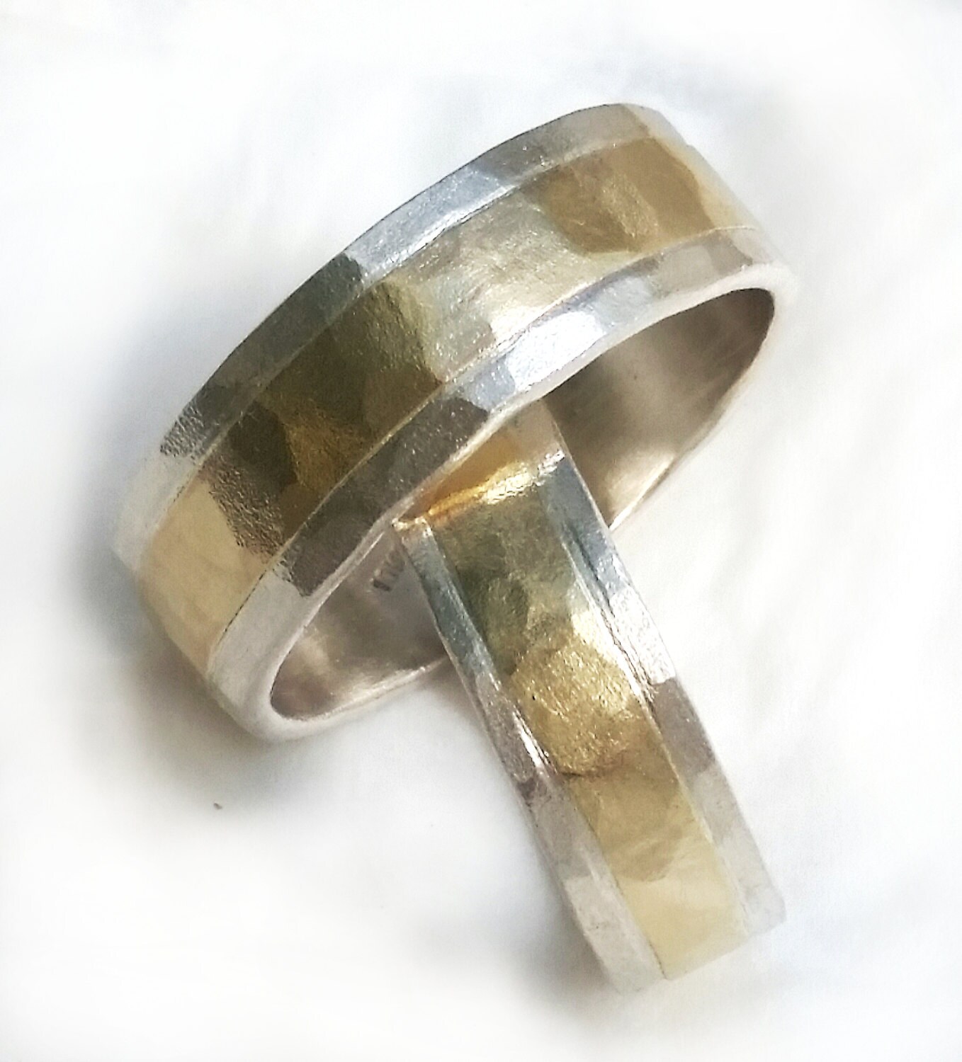 Classic Wedding Ring Set Clean Design Identical His and Hers - Etsy Israel