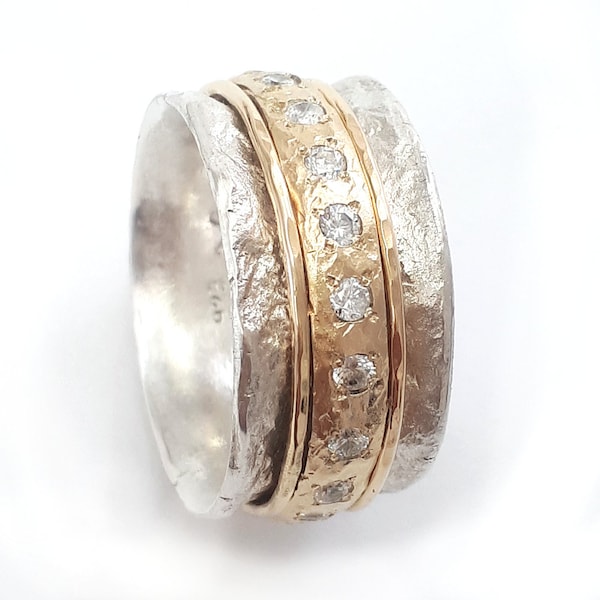 Gold Spinner Ring - Etsy
