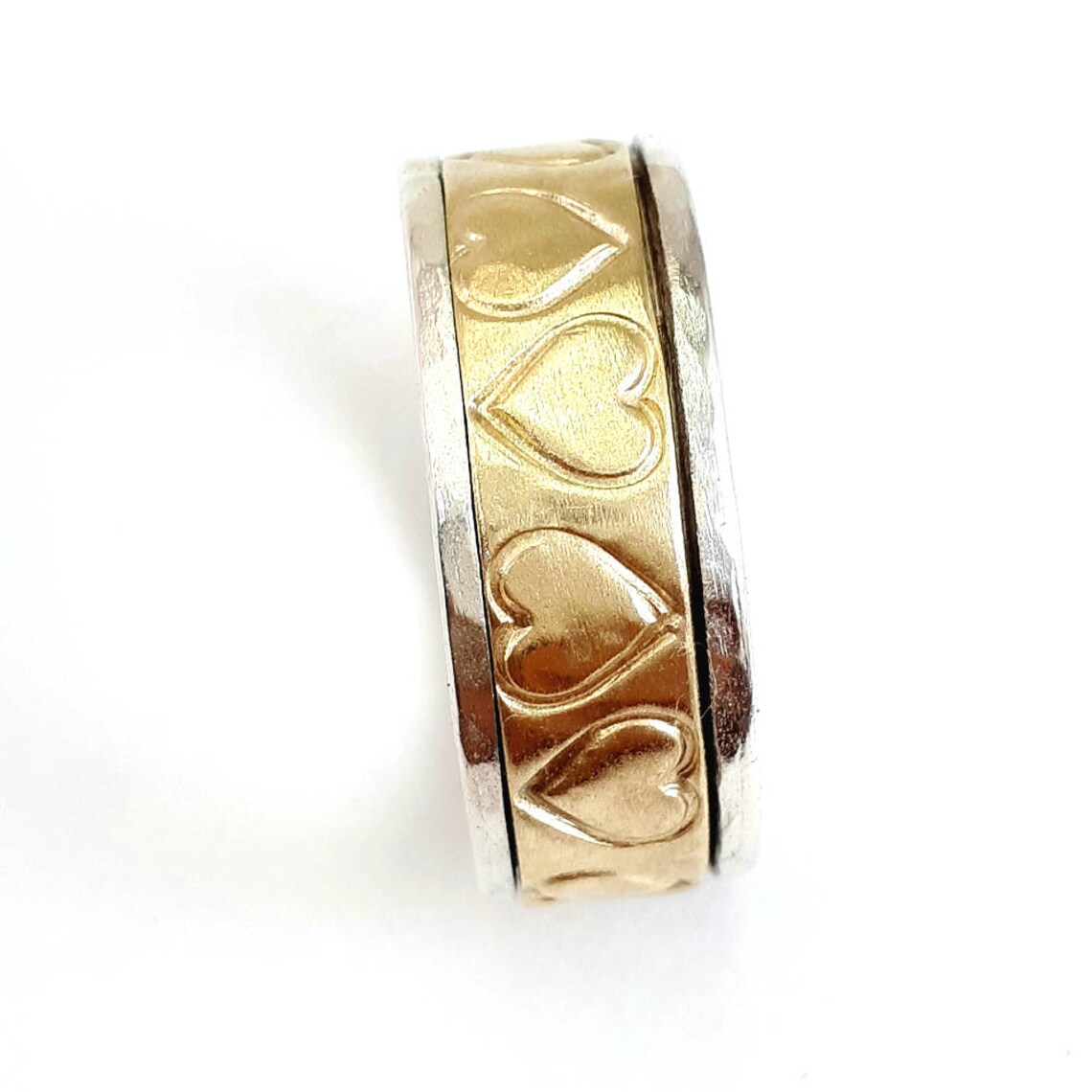 Heart Spinner Ring Valentines Day Birthday Gift Romantic - Etsy