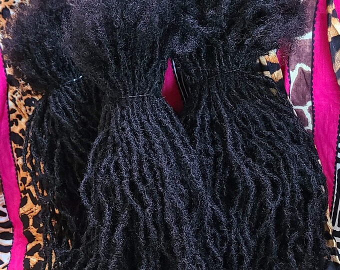 Sisterlock Extensions Dyeable Microlocs Human Hair Loc Extensions - Etsy